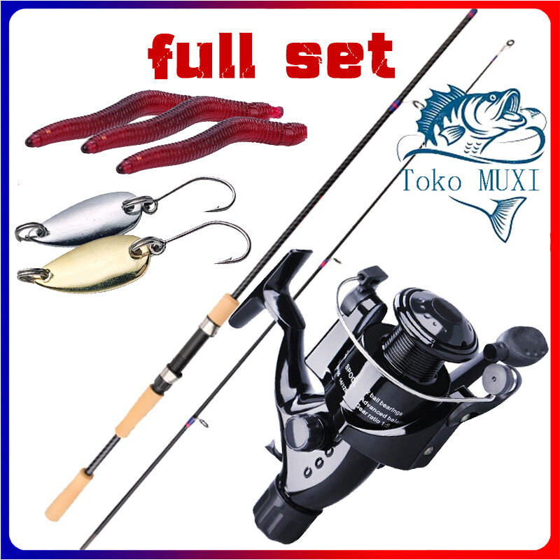 Jual joran pancing full set Pancing 1 Set Lengkap Kuat Jorang Pancing Kuat 50kg Joran Set ...