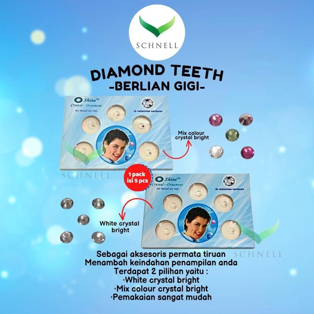 Jual Diamond Teeth / Berlian Gigi Shine Asli | Shopee Indonesia