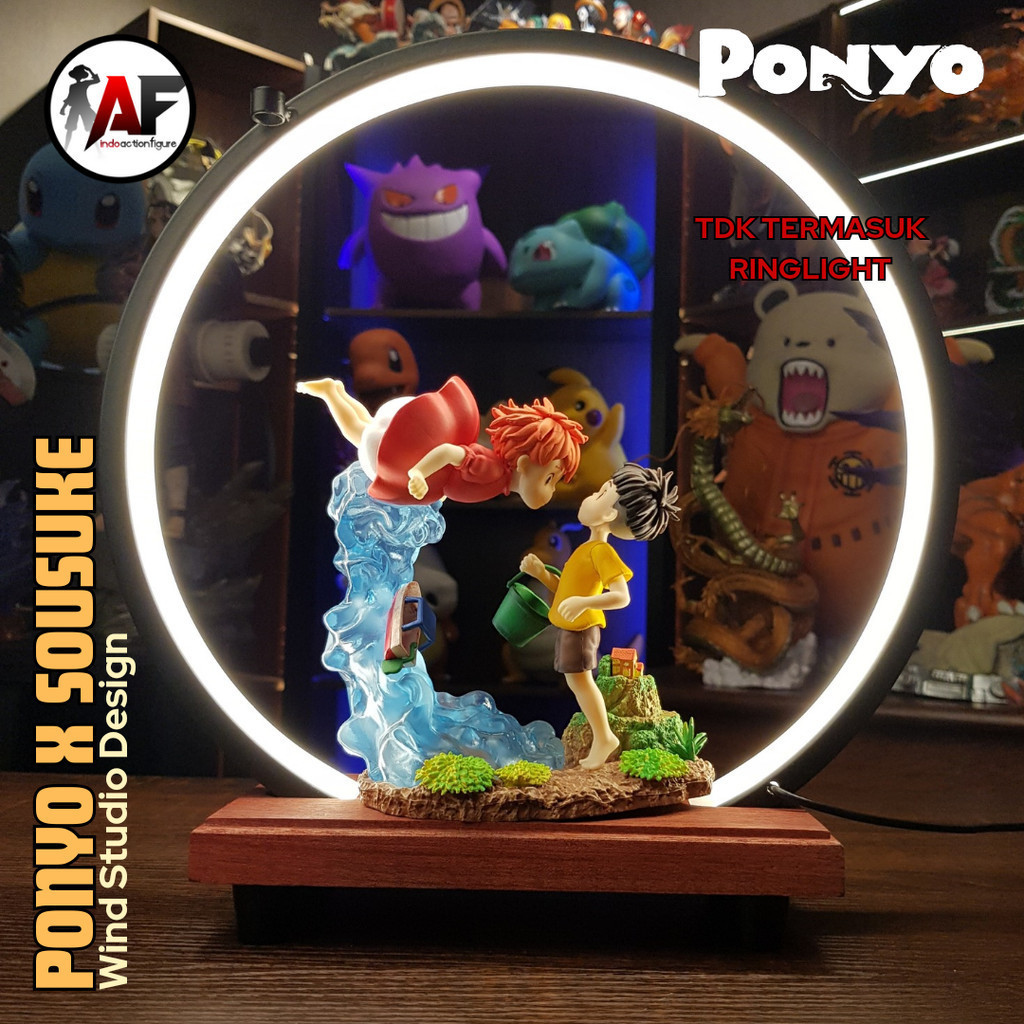 Jual Action figure PONYO SOUSUKE WIND STUDIO Ghibli studio recast ...