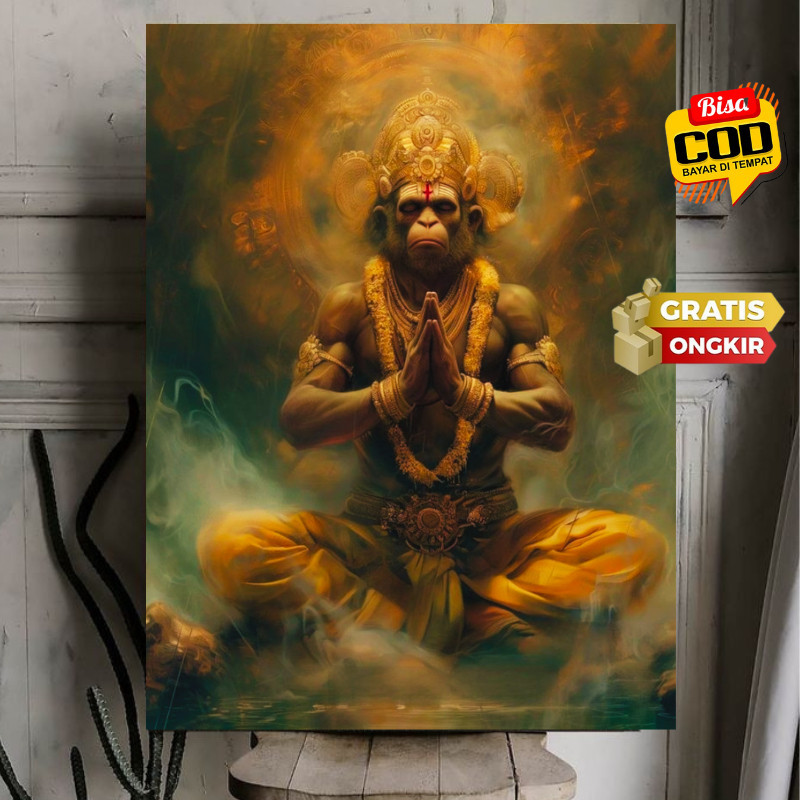 Jual Poster Hanoman Hiasan Dinding Papan MDF | Shopee Indonesia