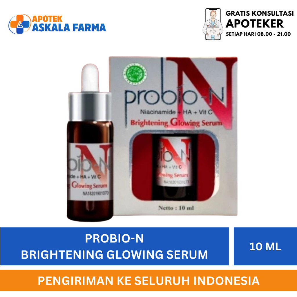 Jual Probio-N Niacinamide Brightening Glowing Serum 10 ml | Shopee ...