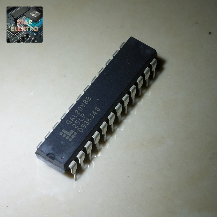 Jual GAL20V8B 25LP Dip-24 IC Programmable Logic Device GAL20V88 GAL 20V8B | Shopee Indonesia