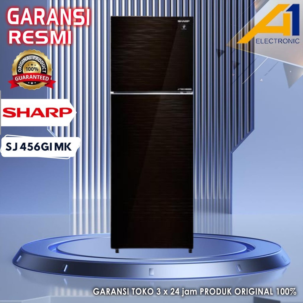 Jual SHARP Kulkas SJ456GI MK / SJ 456GI MK 2 Pintu Inverter 352 L | Shopee Indonesia