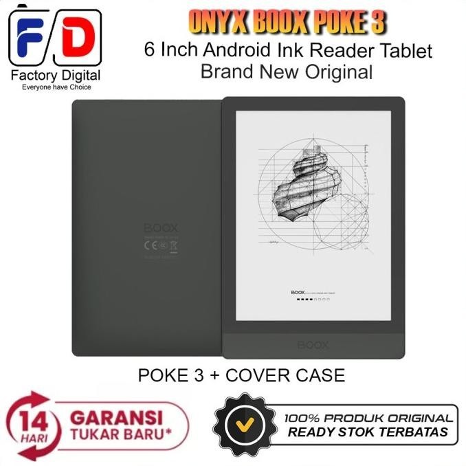 Jual ONYX Boox POKE 3 6 Inch Octa Core Android Ink Reader Tablet ...
