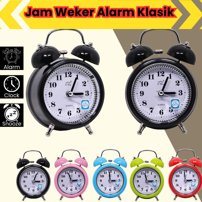 Jual Jam Weker Alarm Klasik / Jam Weker Alarm / Jam Weker / Jam Weker ...