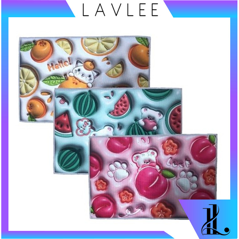 Jual LAVLEE - H1115 Karakter Lucu Ukuran 60x40cm / Keset Kaki Gambar 3D (Tidak Timbul ...