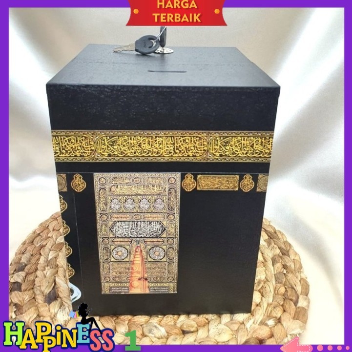 Jual Celengan kabah jumbo ukuran besar 20X15X15 CELENGAN KA'BAH KABAH ...