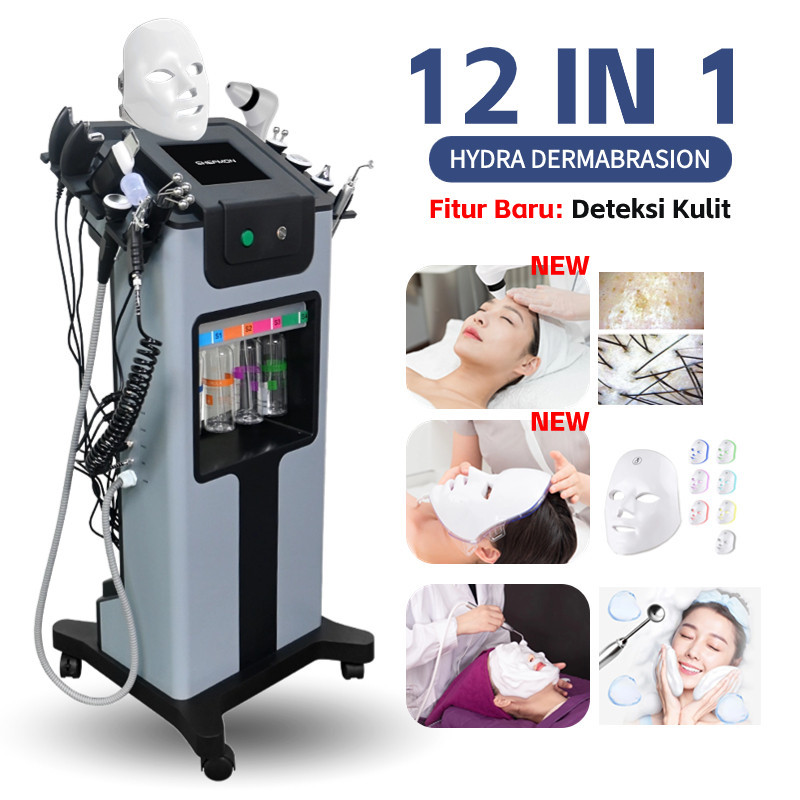 Jual Hydra facial 10 in 1 Alat Hydra peel hydrogen oxygen dermabrasion ...