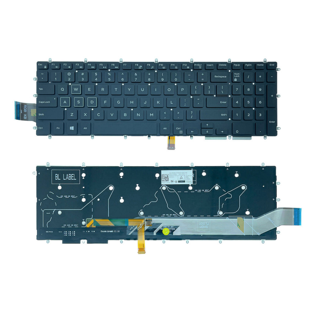 Jual PREORDER New US Laptop RGB Backlit Keyboard For Dell G3 3590 3579 ...