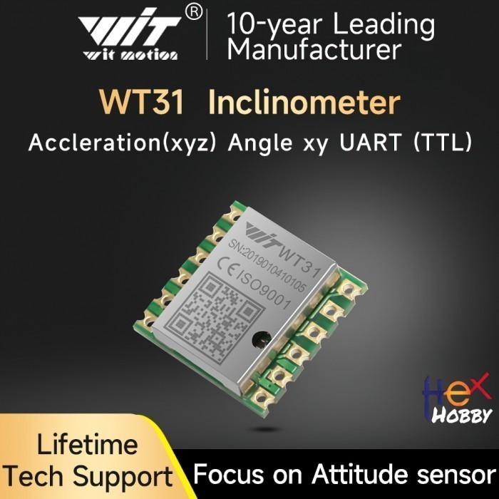 Jual WitMotion WT31N Sensor Modules AHRS 3-Axis Module Digital ...