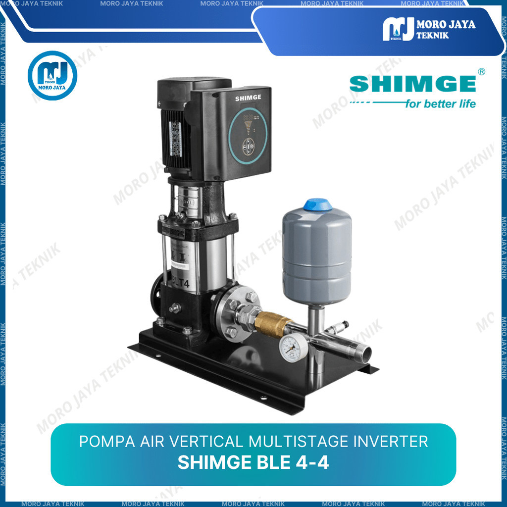 Jual Mesin Pompa Air Shimge Vertical Multistage Inverter 1PHASE 1HP BLE 4-4 | Shopee Indonesia