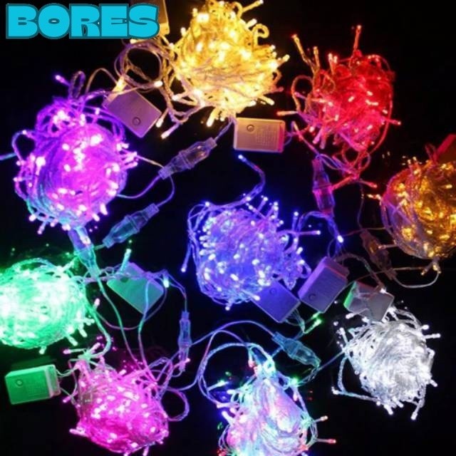 Jual BORES Lampu tumblr 10 Meter 50 LED Kotak Packingan BOX LAMPU LED ...