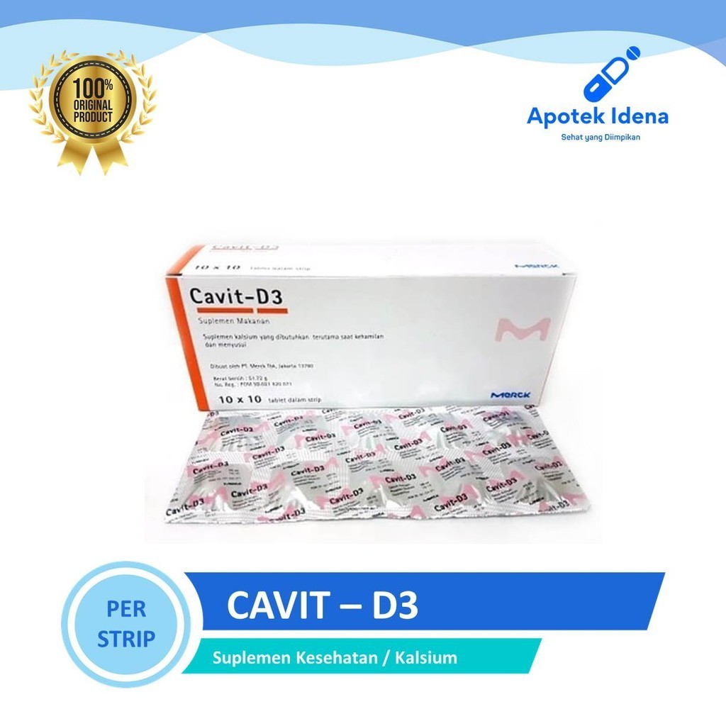 Jual CAVIT D3 TABLET Suplemen Kalsium Pada Ibu Hamil/ Ibu Menyusui ...
