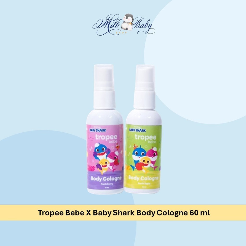 Jual Tropee Bebe X Baby Shark Body Cologne 60 ml | Shopee Indonesia