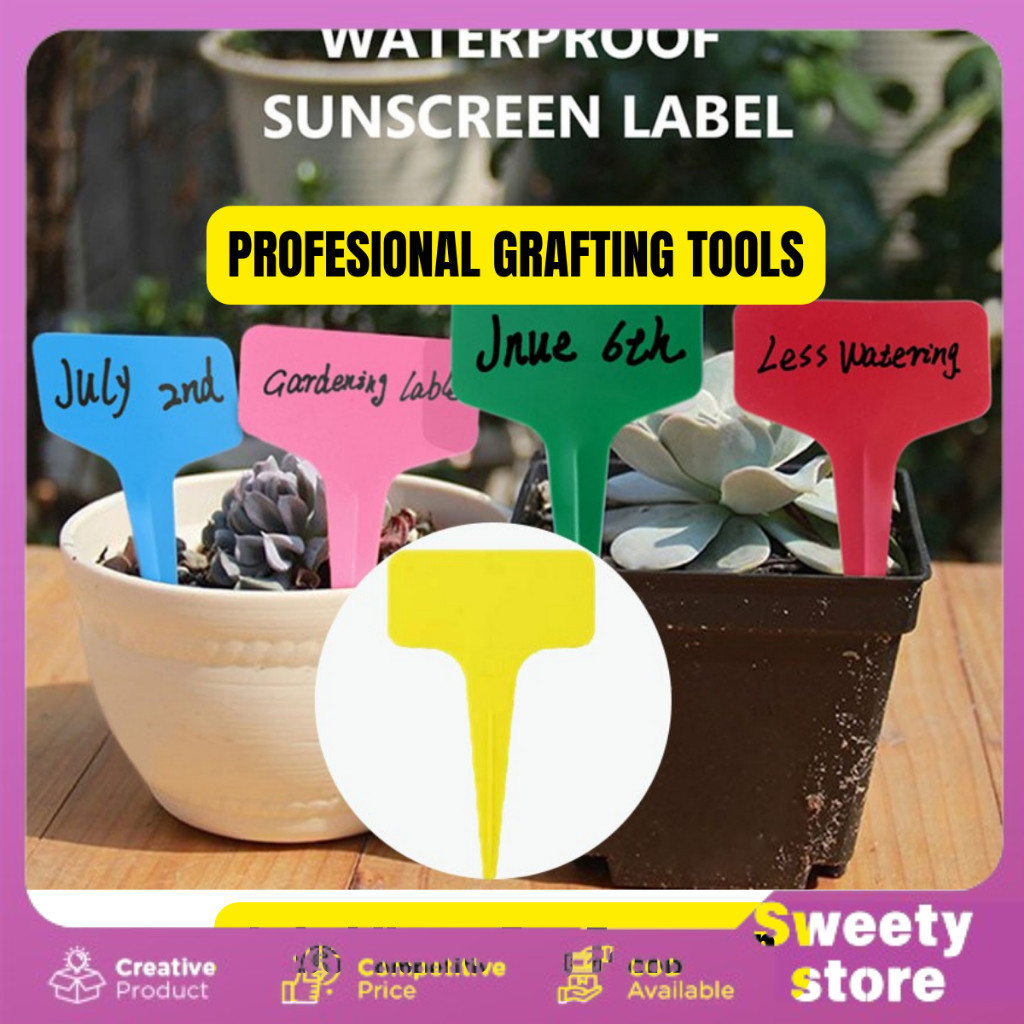 Jual Sweety Store Indonesia-10PCS Penanda Label Name Tag Tanaman Hias Plant Marker Semai Benih ...
