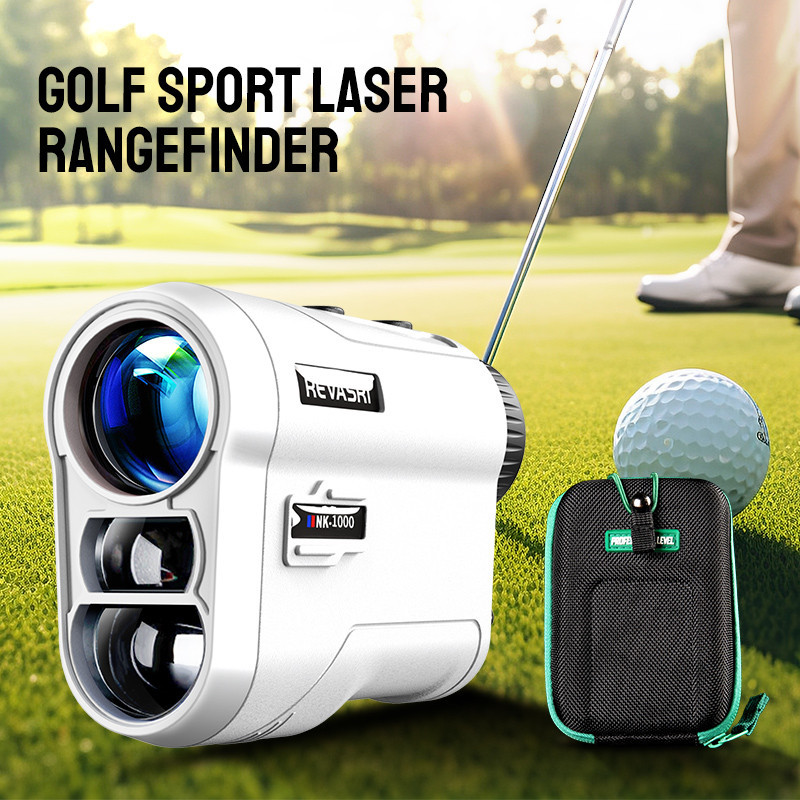 Jual PREORDER REVASRI Golf Rangefinder Rechargeable With Flag-Lock Slope 600M 1000M Laser Range ...