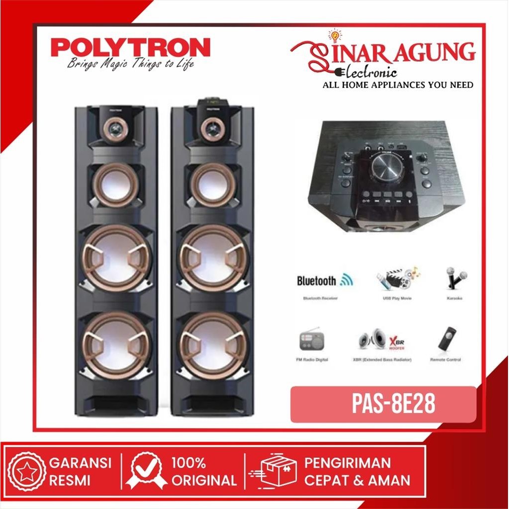 Jual Polytron Pas8e28 Pas 8e28 Speaker Aktif Bluetooth Garansi