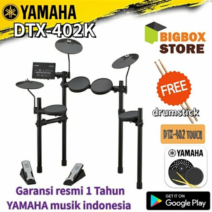 Jual Elektrik Drum Yamaha DTX-402K / DTX402K/ DTX 402K / DTX 402 ...