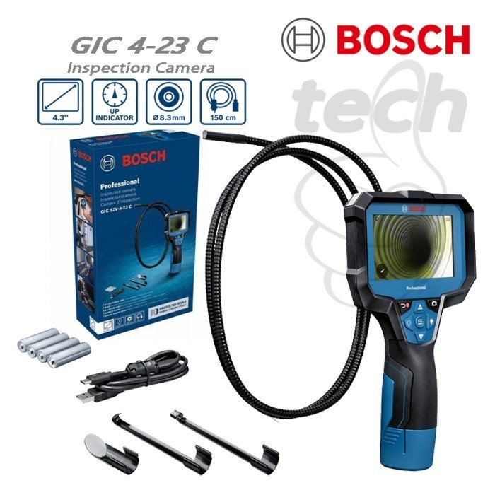 Jual Kamera Inspeksi Baterai Cordless Inspection Camera Bosch GIC 4-23 C Professional | Shopee ...