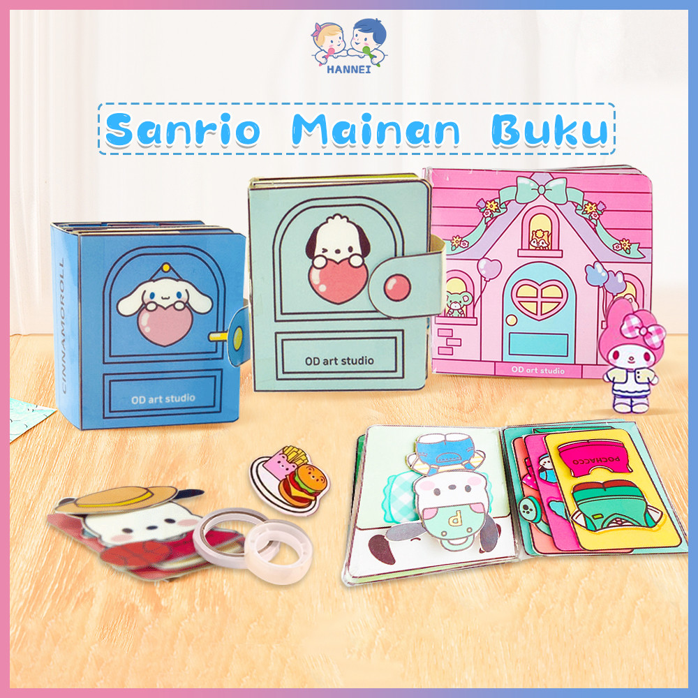 Jual Hannei Buku Quiet Book DIY Mainan Busy Book Anak Bayi Book Paper ...
