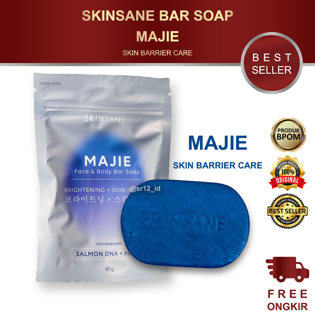 Jual SKINSANE BAR SOAP MAJIE (SKIN BARRIER CARE) | Shopee Indonesia