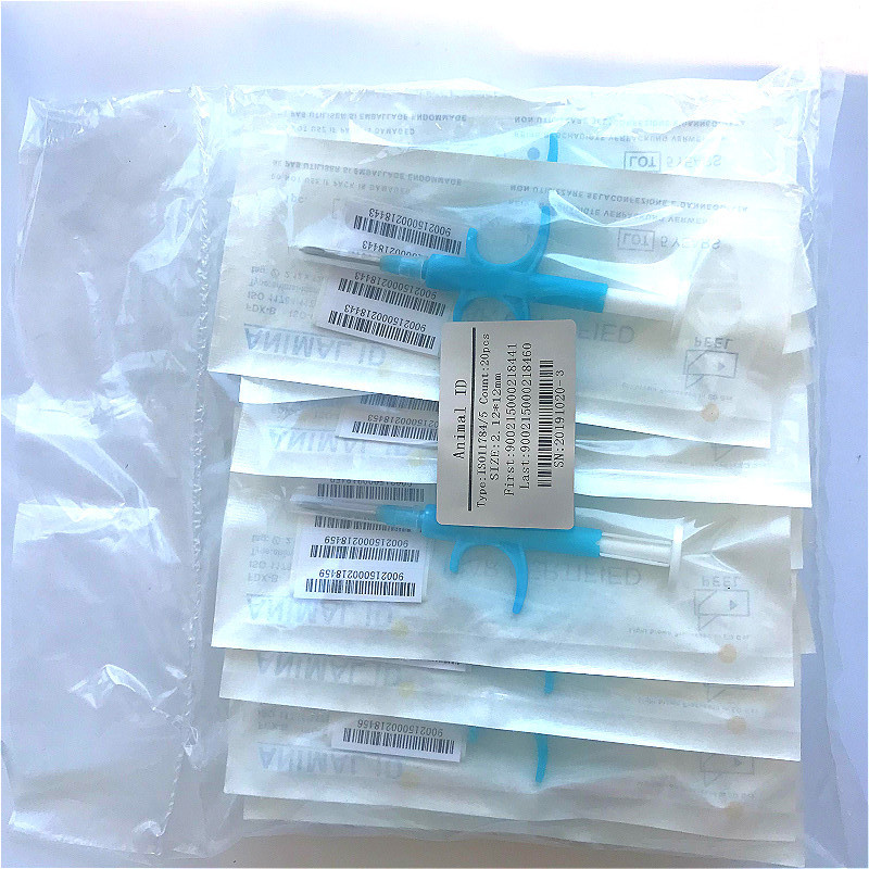 Jual (200pcs ) ISO FDX-B cat dog microchip animal syringe ID implant ...