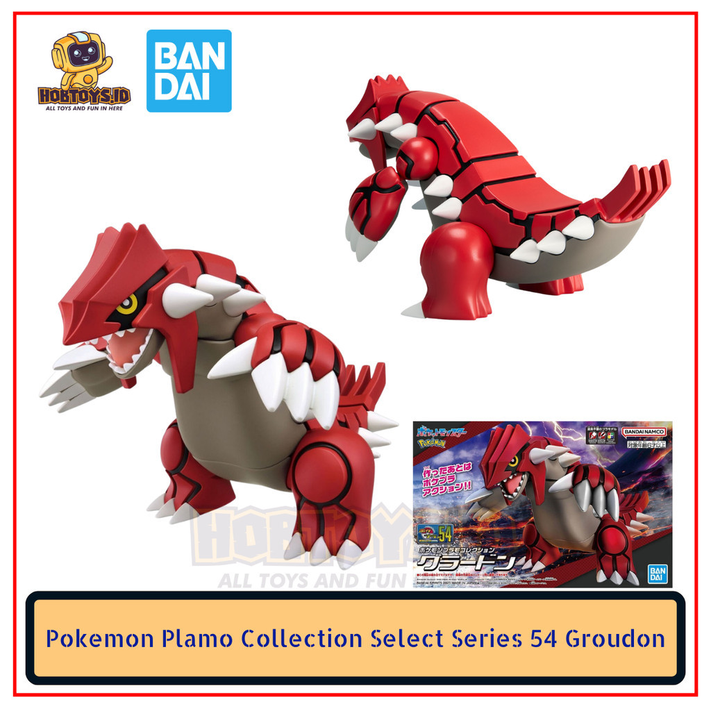 Jual Pokemon Plamo Collection Select Series 54 Groudon | Shopee Indonesia