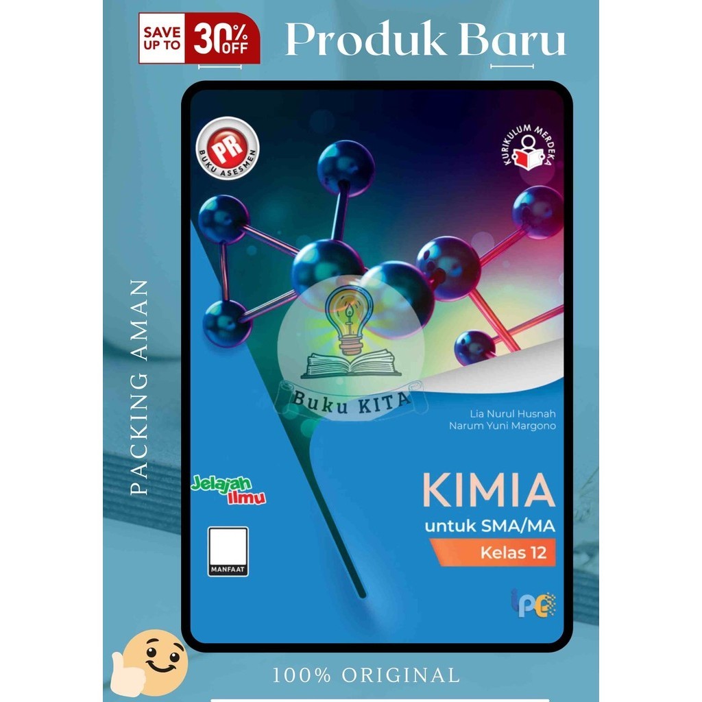 Jual Buku Pr/Lks Kurmer Kimia Kelas 12/XII SMA/MA Semester 1&2 Kurikulum Merdeka Intan pariwara ...