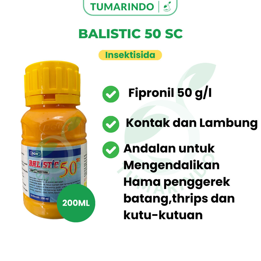 Jual Balistic 50SC 200ml Fipronil Insektisida Dan Zat Pengatur Tumbuh ...