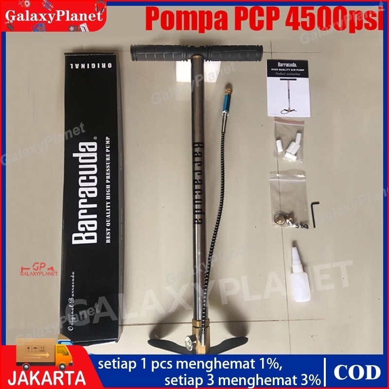 Jual pompa pcp baracuda murah 6000 psi / pompa pcp sniper tekanan ...