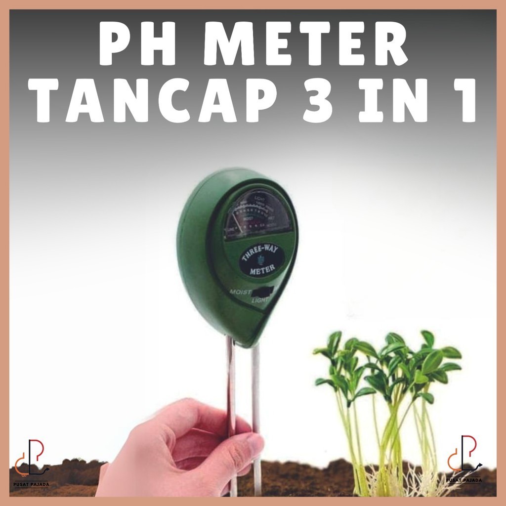 Jual Soil Analyzer Meter 3in1 3 In 1 Alat Cek Tester Temperatur Ph ...