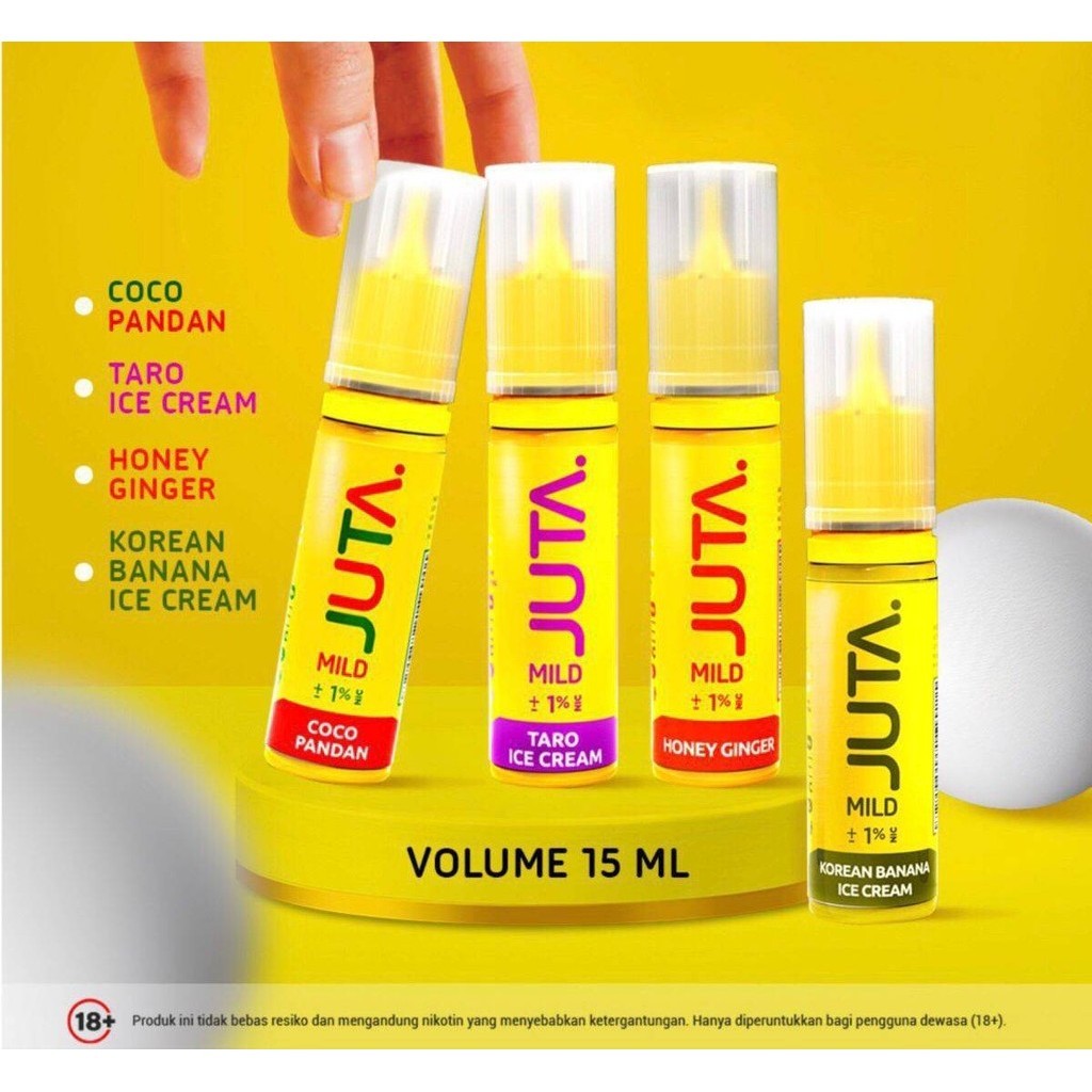 Jual LIQUID Salt nicotine Juta mild Rasa baru 15ml 10mg | Shopee Indonesia