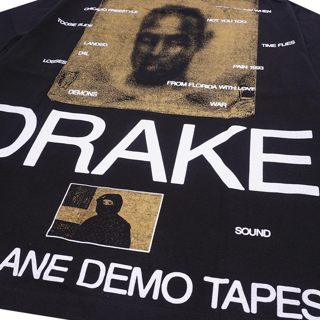 Jual KKontener Drake ""Dark Lane Demo Tapes"" Oversize Tshirt Black ...