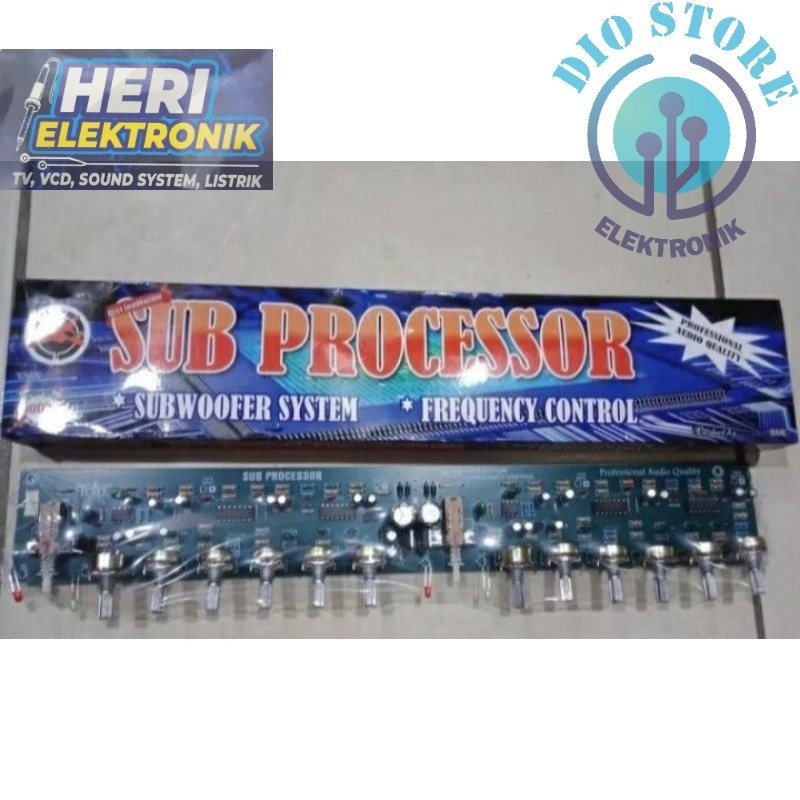 Jual kit Audio Sub Processor Subwoofer system Frequency Control BY BME ...