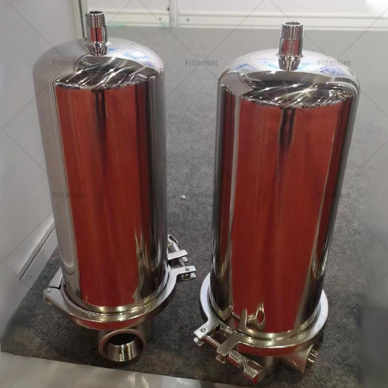 Jual Stainless Steel Water Filter Housing Heavy Duty Silver Water ...