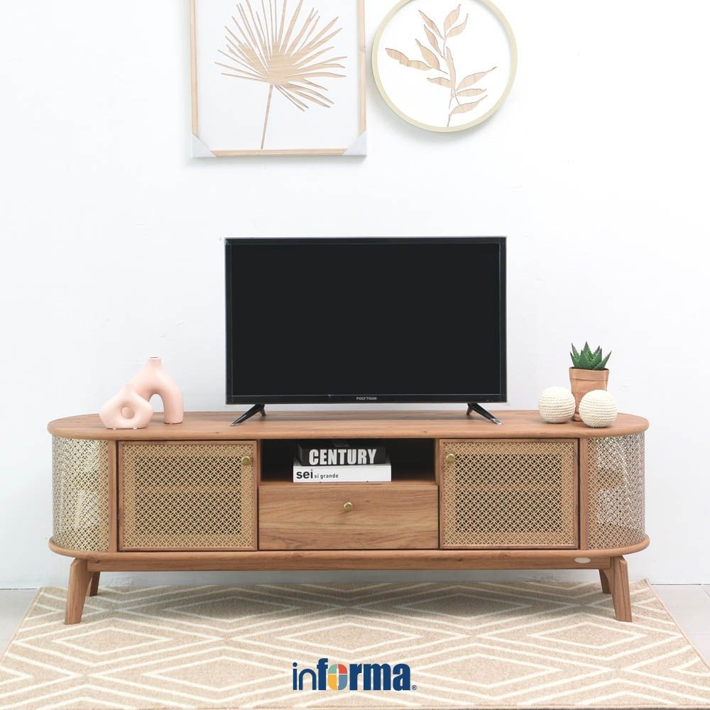 Jual Informa Rak Tv Ethnic - Cokelat Tv Stand Furnitur Indoor Rumah ...