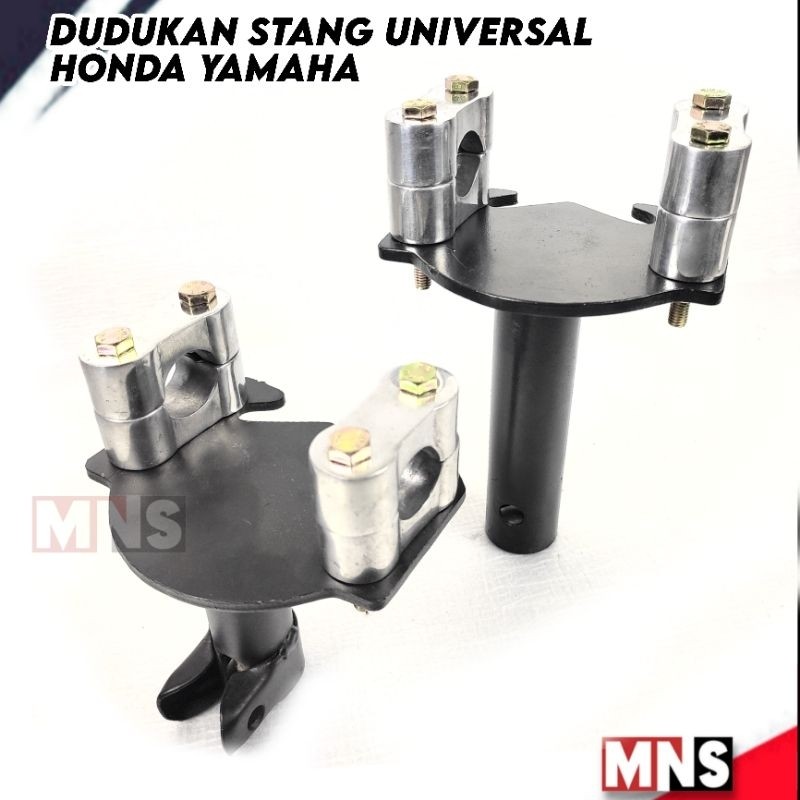 Jual NEW Dudukan Stang Adaptor Stang plus Raiser Universal Honda Yamaha ...