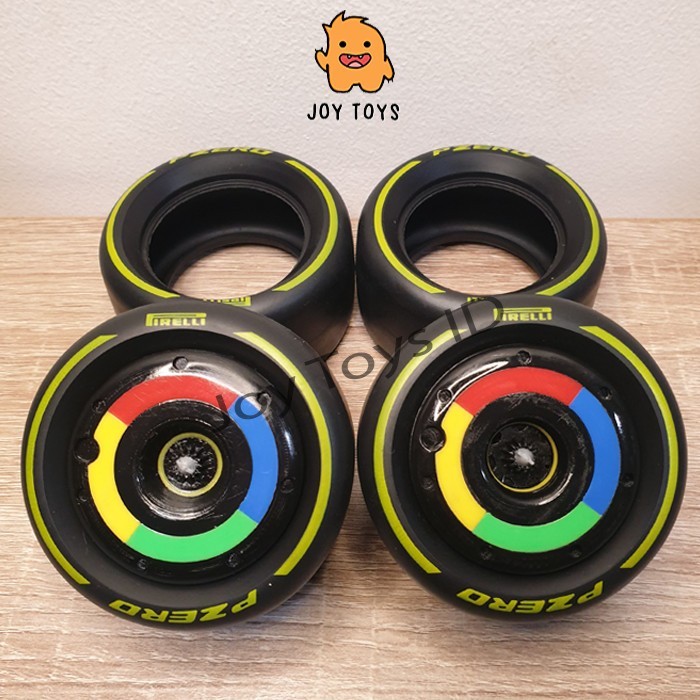 Jual JOY TOYS Custom Miniatur Ban Pirelli Logo dan Penutup Ban Mobil F1 ...