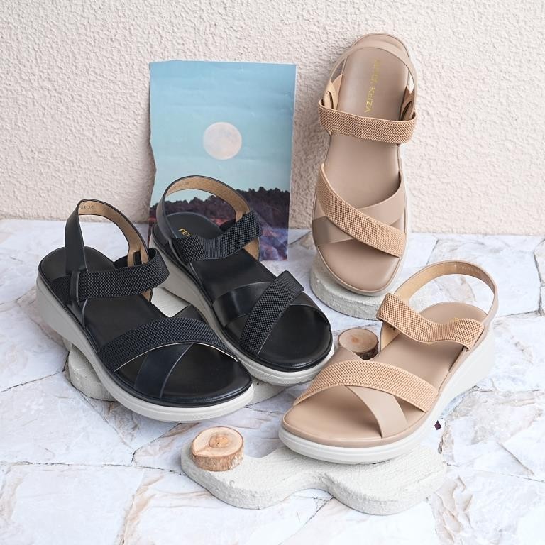 Jual Peter Keiza Sendal Tali Wanita Slingback Polos Tinggi 3 cm HS06-03 | Shopee Indonesia