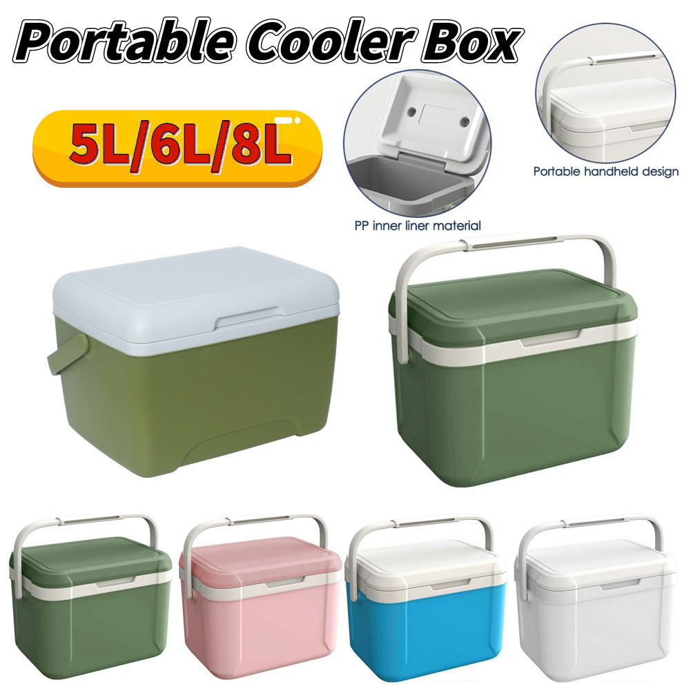 Jual 6/5L Cooler Box Portable Thermal Incubator Refrigerator Car Ice ...