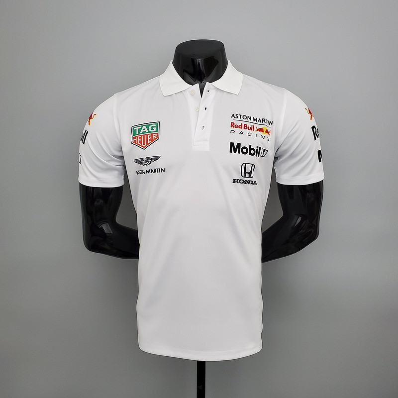 Jual F1 Formula One; Red Bull Racing Suit; White a14 T shirt pria ...
