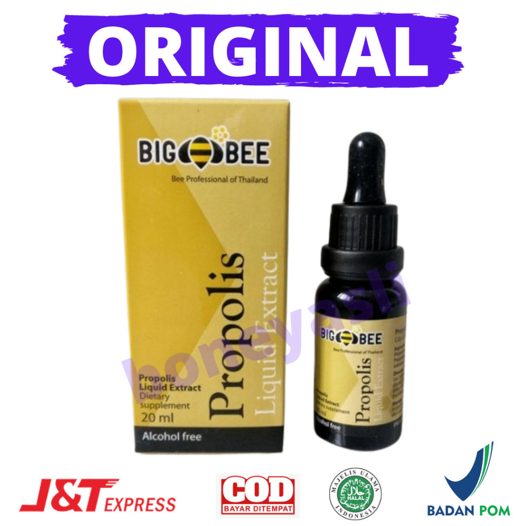 Jual Propolis Bigbee Asli Big Bee Propolis Liquid Extract 20ml | Shopee Indonesia