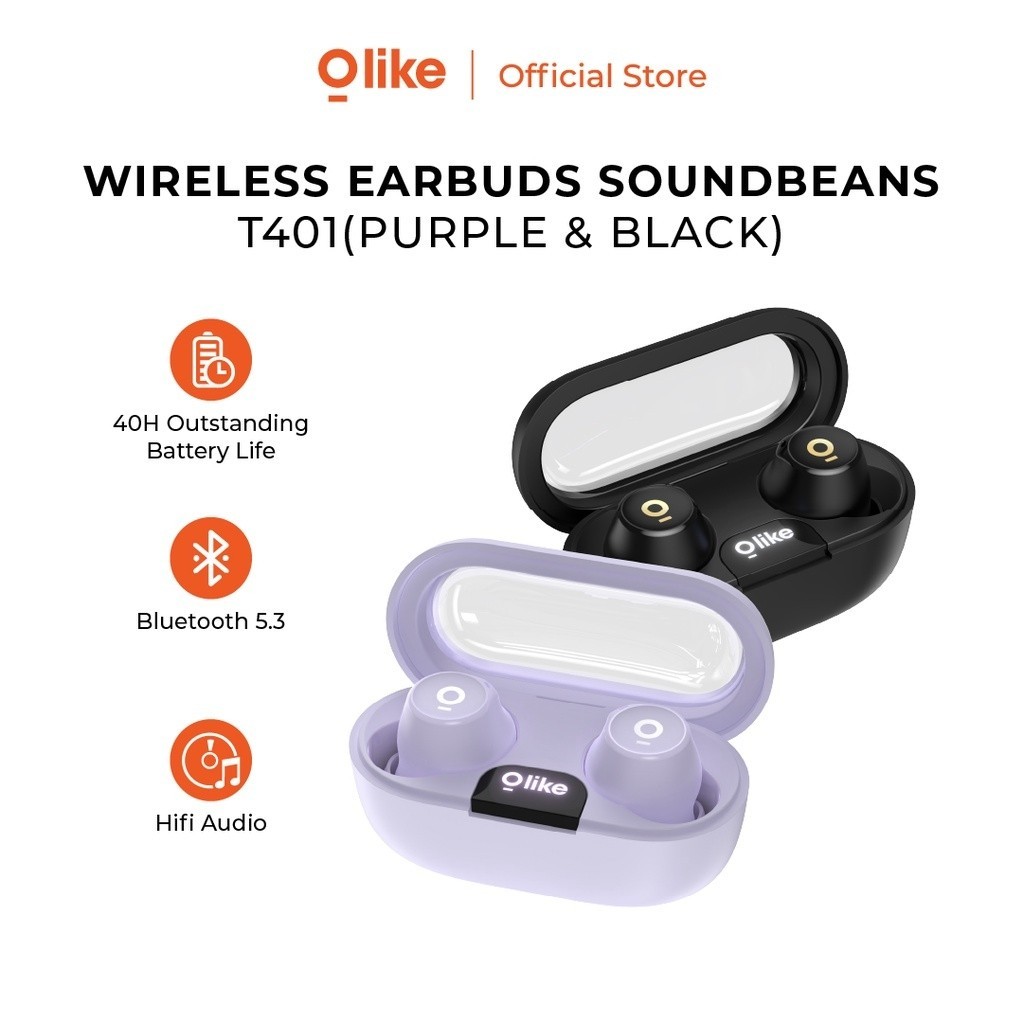 Jual HEADSET TWS GAMING Olike T401 Wireless Earbuds SoundBeans ...