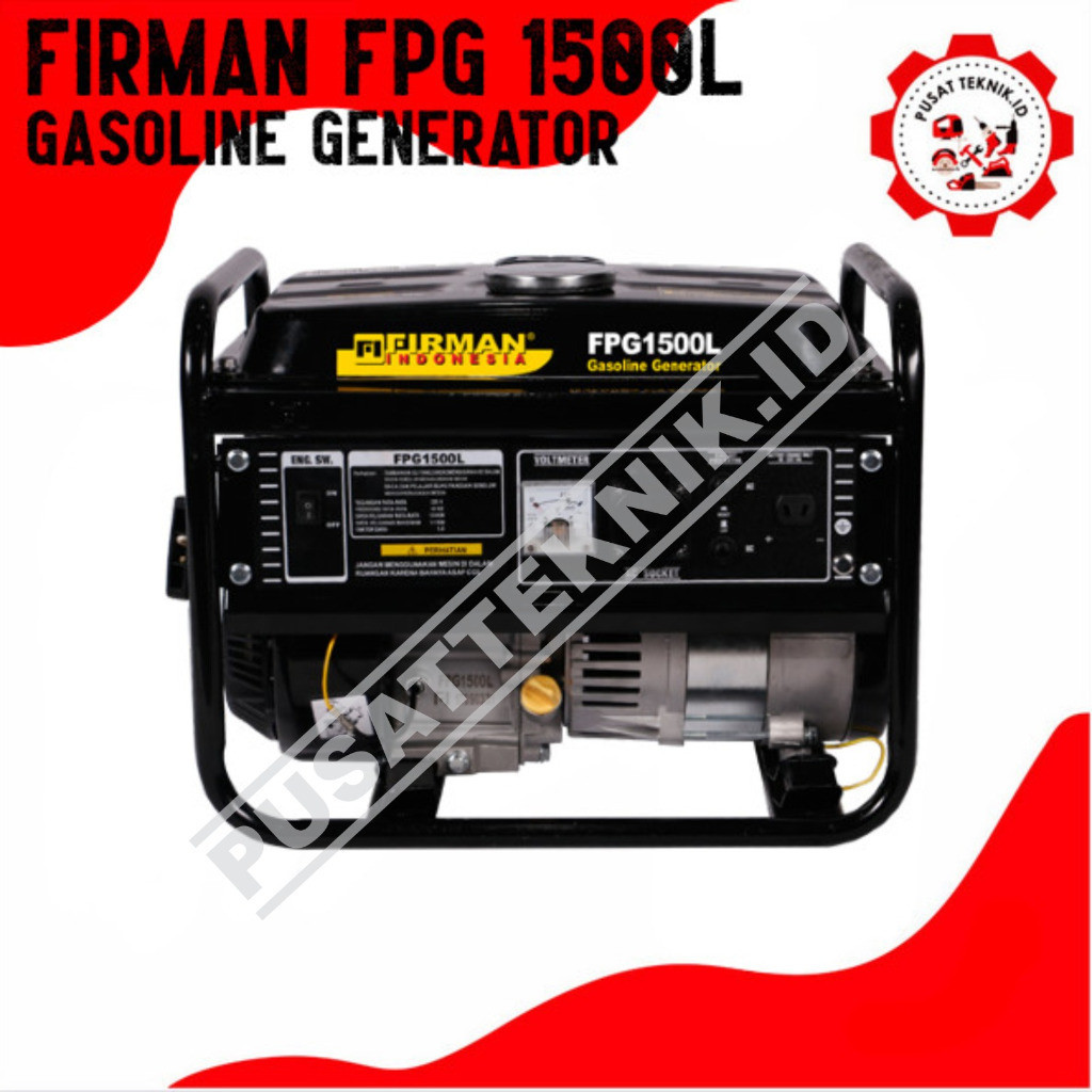 Jual Promo GENSET FIRMAN FPG 1500L GENERATOR 1000watt GENSET BENSIN ...
