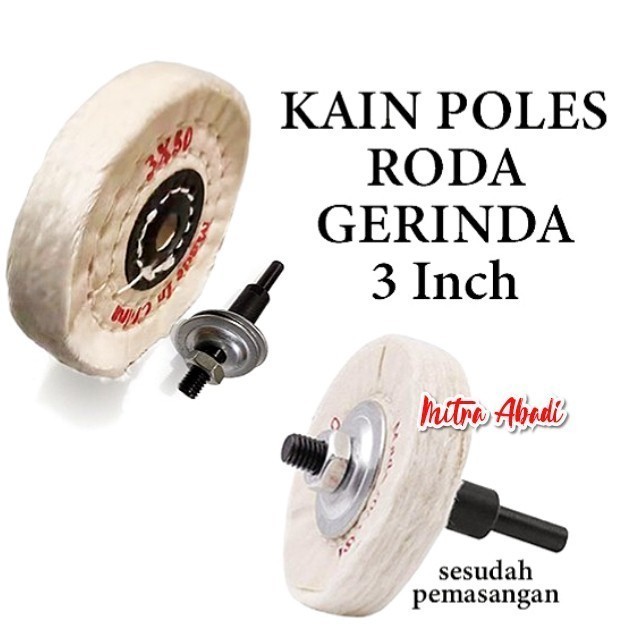 Jual Kain Poles Roda for Gerinda 3 INCH | Shopee Indonesia