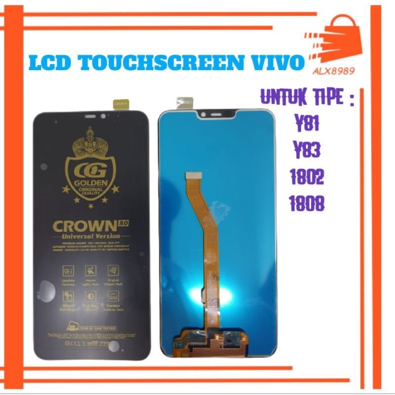 Jual LCD TOUCHSCREEN VIVO Y81 Y83 Vivo 1802 Vivo 1808 Fullset Crown 3.0 ...