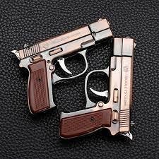 Jual Gratis Ongkir ! KOREK API PISTOL PLUS SENTER MINI MODEL BARA LAS ...
