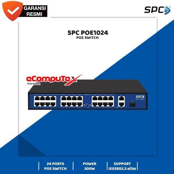 Jual SPC POE - POE1024 - 10/100M 24 PORTS WIFI | Shopee Indonesia