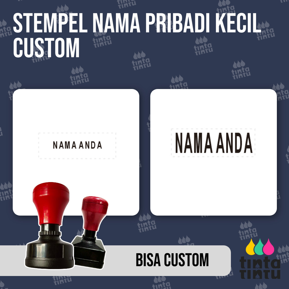 Jual Stempel Nama Pribadi / Nama Custom | Shopee Indonesia