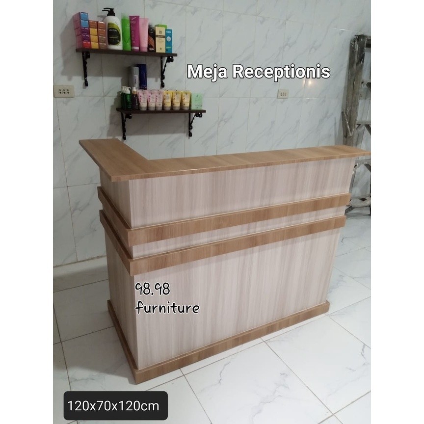 Jual Meja Kasir - Meja Operator - Meja Reception - HPL tempahan padu ...